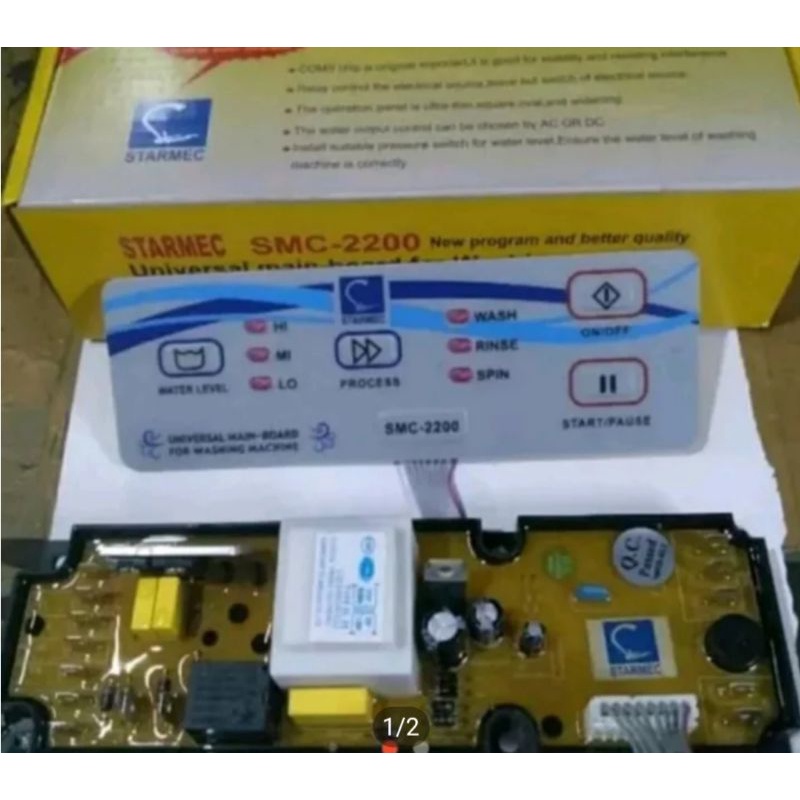 Jual MODUL MESIN CUCI MULTI UNIVERSAL SMC 2200 PCB RANGKAIAN MESIN CUCI ...