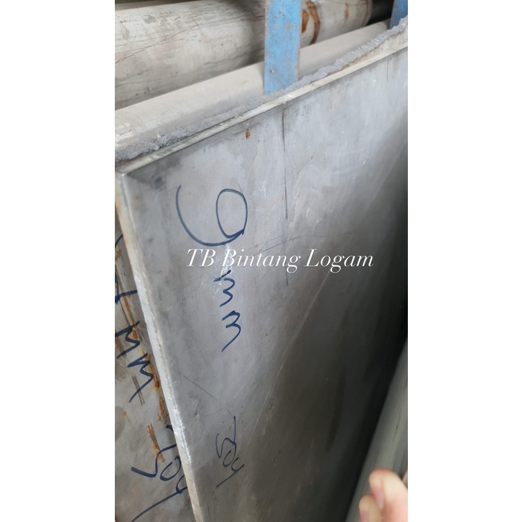 Jual Plat stainless steel 9mm, SUS 304| Tebal 0.9cm | bisa CUSTOM ...