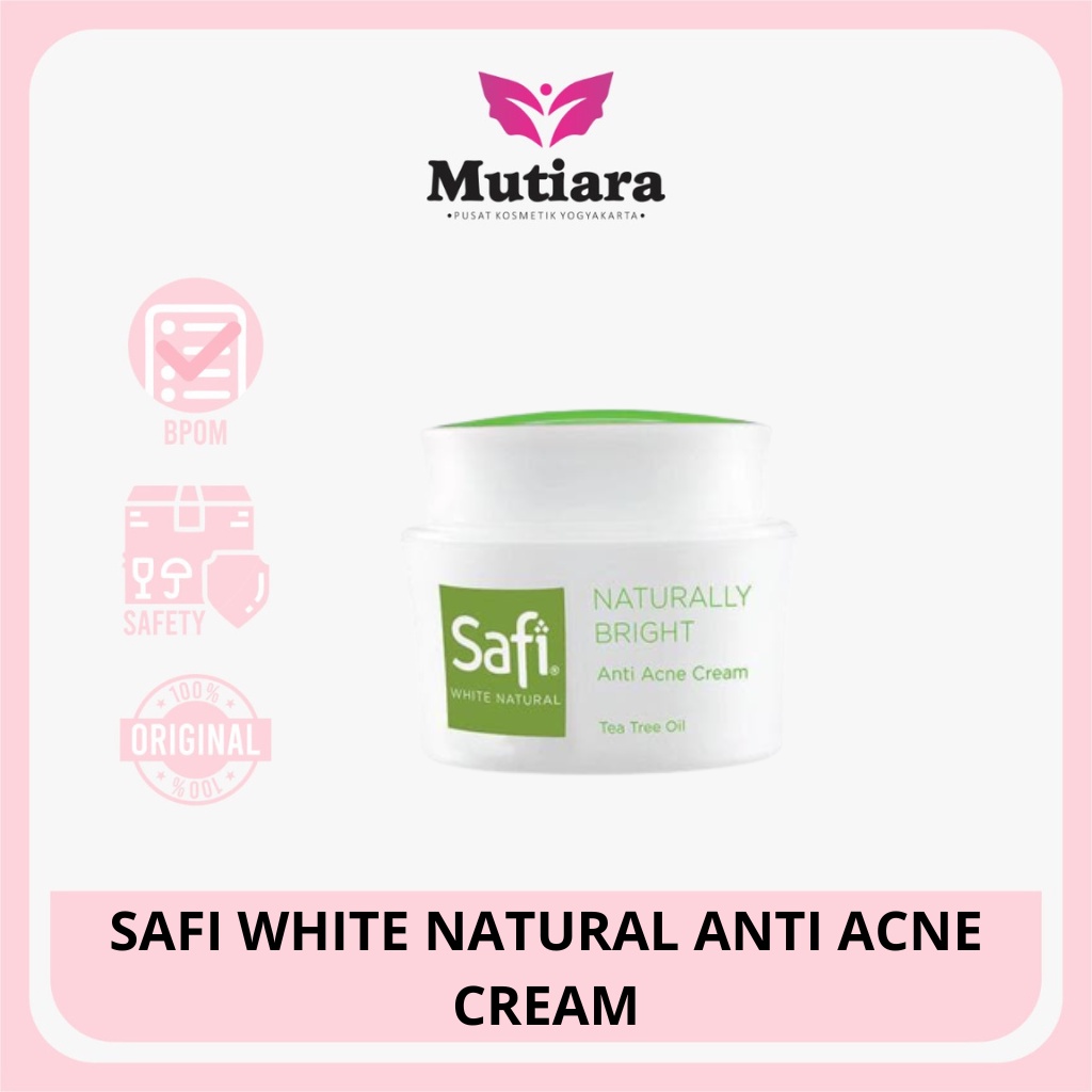 Jual SAFI WHITE NATURAL ANTI ACNE CREAM | Shopee Indonesia