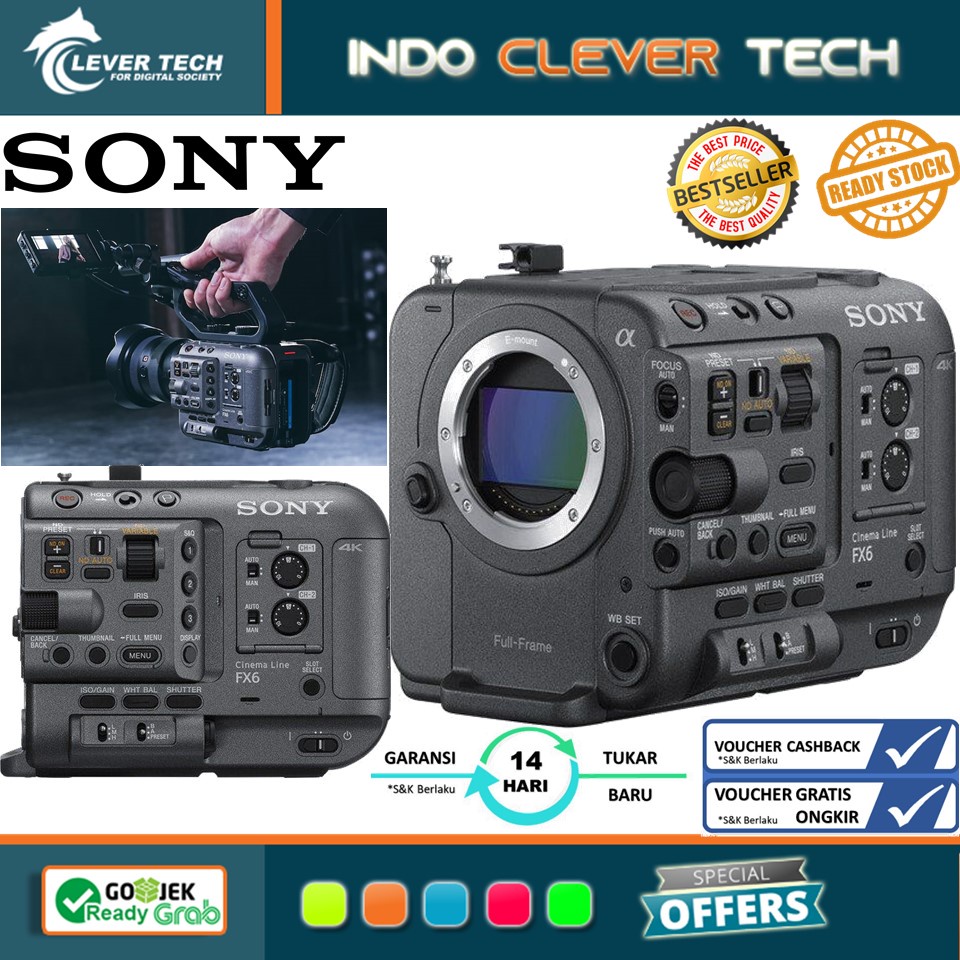 Jual Sony FX6 Full-Frame Cinema Camera (Body Only) | Shopee Indonesia