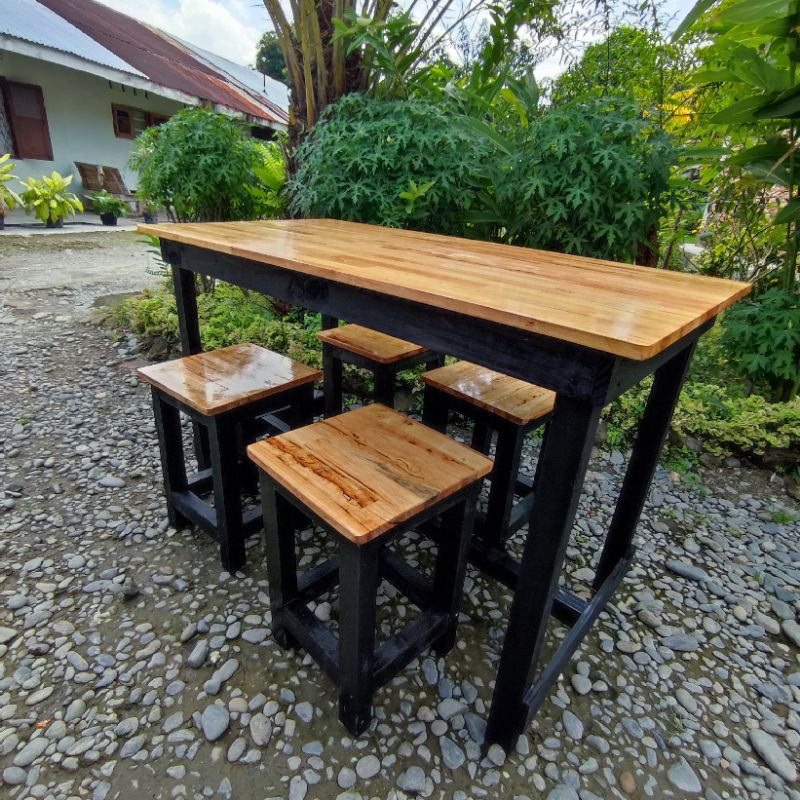 Jual Set meja cafe kafe / kursi kafe / set meja makan / meja restoran ...