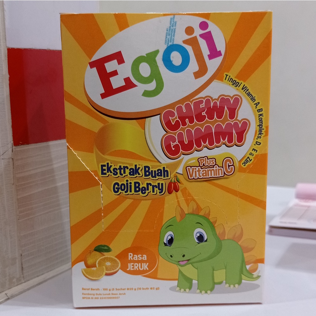 Jual Egoji Chewy Gummy Rasa Jeruk (1sachet) | Shopee Indonesia