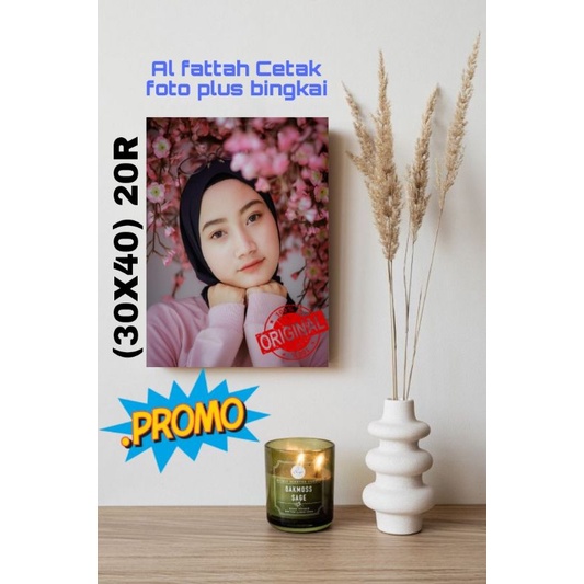 Jual cetak foto plus bingkai 20R (30x40) termurah | Shopee Indonesia