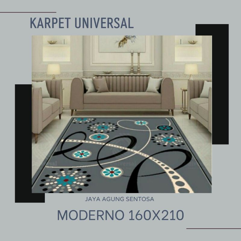 Jual KARPET PERMADANI MODERNO LUXE - UK 160X210 - MODERNO MOMENTO ...