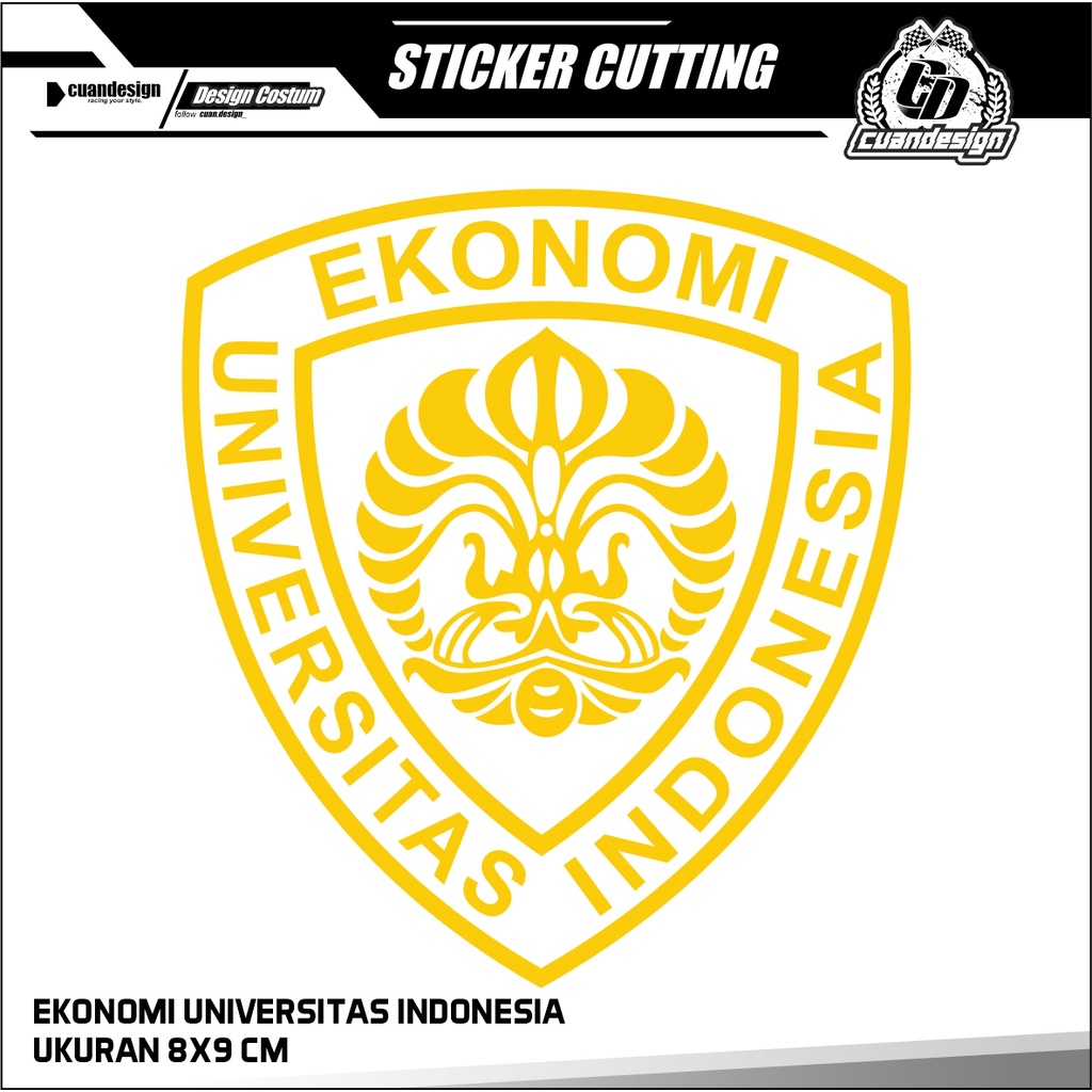 Jual STICKER KAMPUS FAKULTAS EKONOMI UI ; UNIVERSITAS INDONESIA STICKER ...
