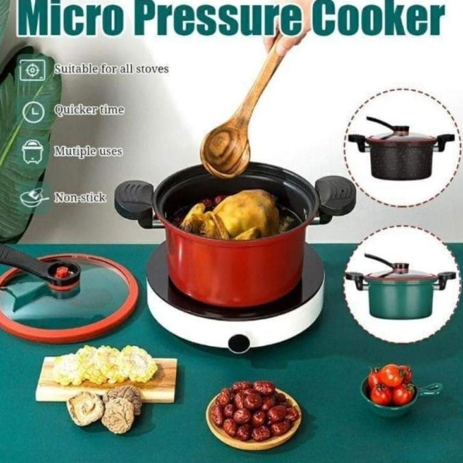 Jual LP Panci Presto 3.5Liter Teflon Micro Pressure Cooker Micro | Shopee Indonesia