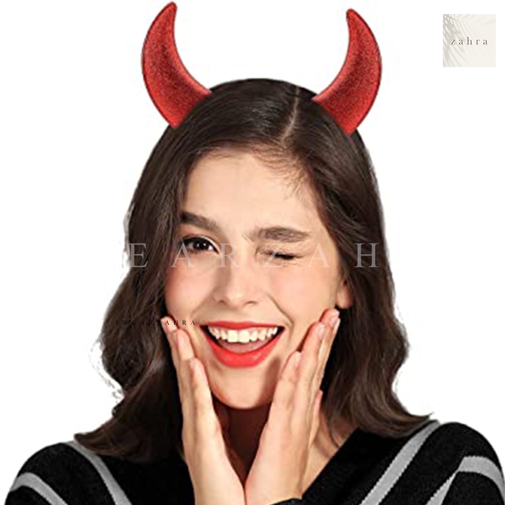 Jual DEVIL HEADBAND - Bando Tanduk Iblis Halloween Kostum Anime Costume ...