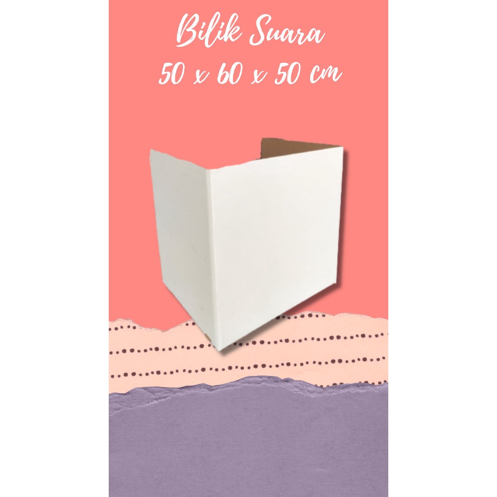 Jual (Harga paket 1 pcs) bilik/kotak suara uk/60x50x60 | Shopee Indonesia
