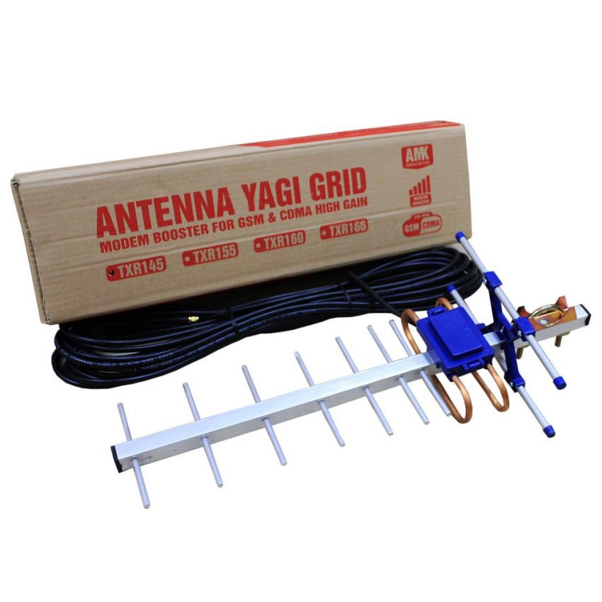 Jual Antena Penangkap Signal Modem Yagi TRX 145 Penguat Signal Modem ...