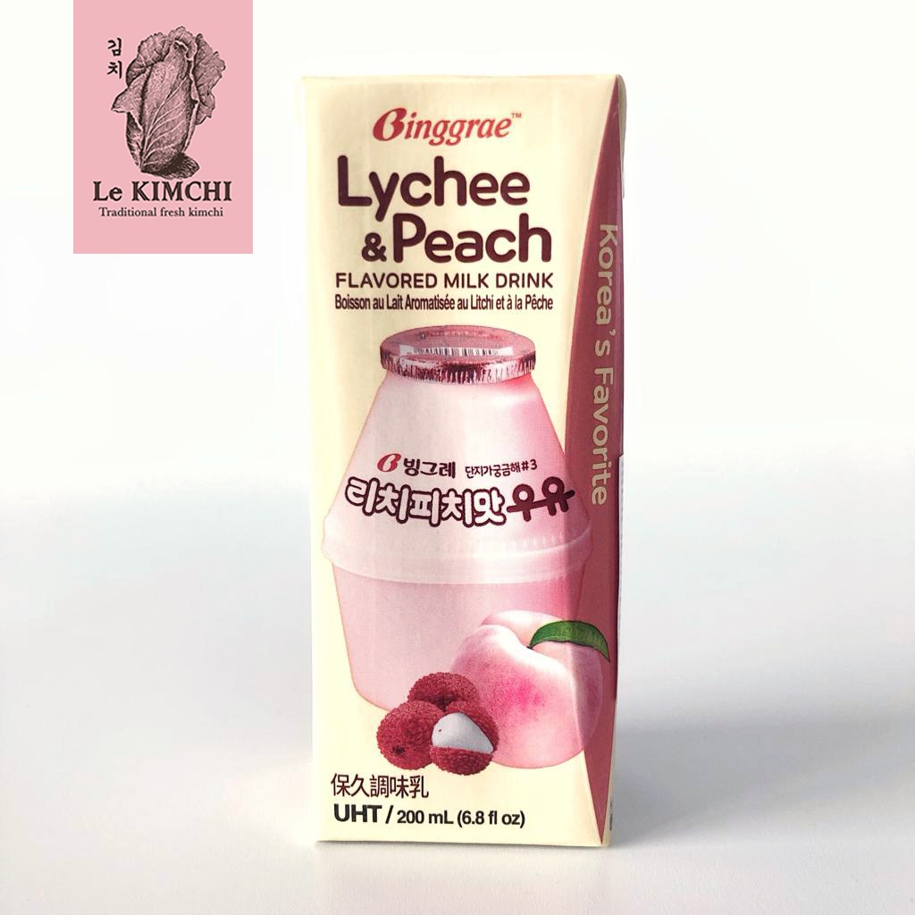 Jual Binggrae Halal banana milk strawberry melon lychee peach susu ...