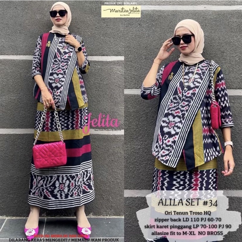 Jual Set Rok Tenun Modern Setelan Rok Tenun Murah | Shopee Indonesia