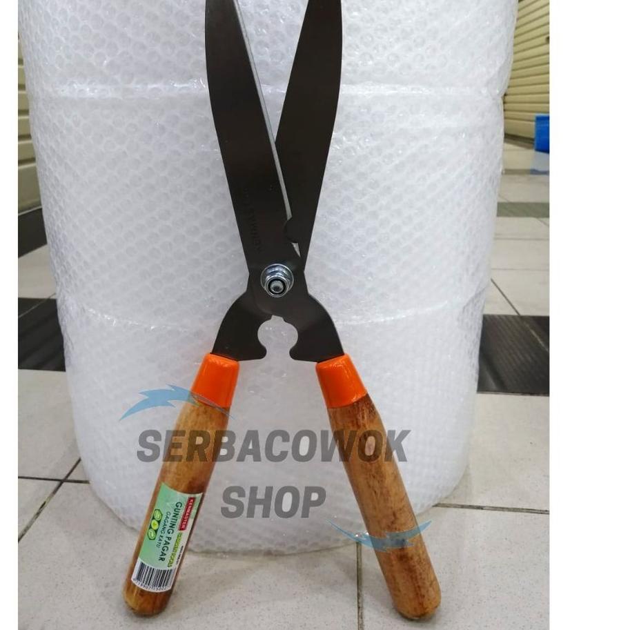 Jual Kekinian Gunting Pagar Kayu Tanaman Gunting Rumput Handle Gagang ...