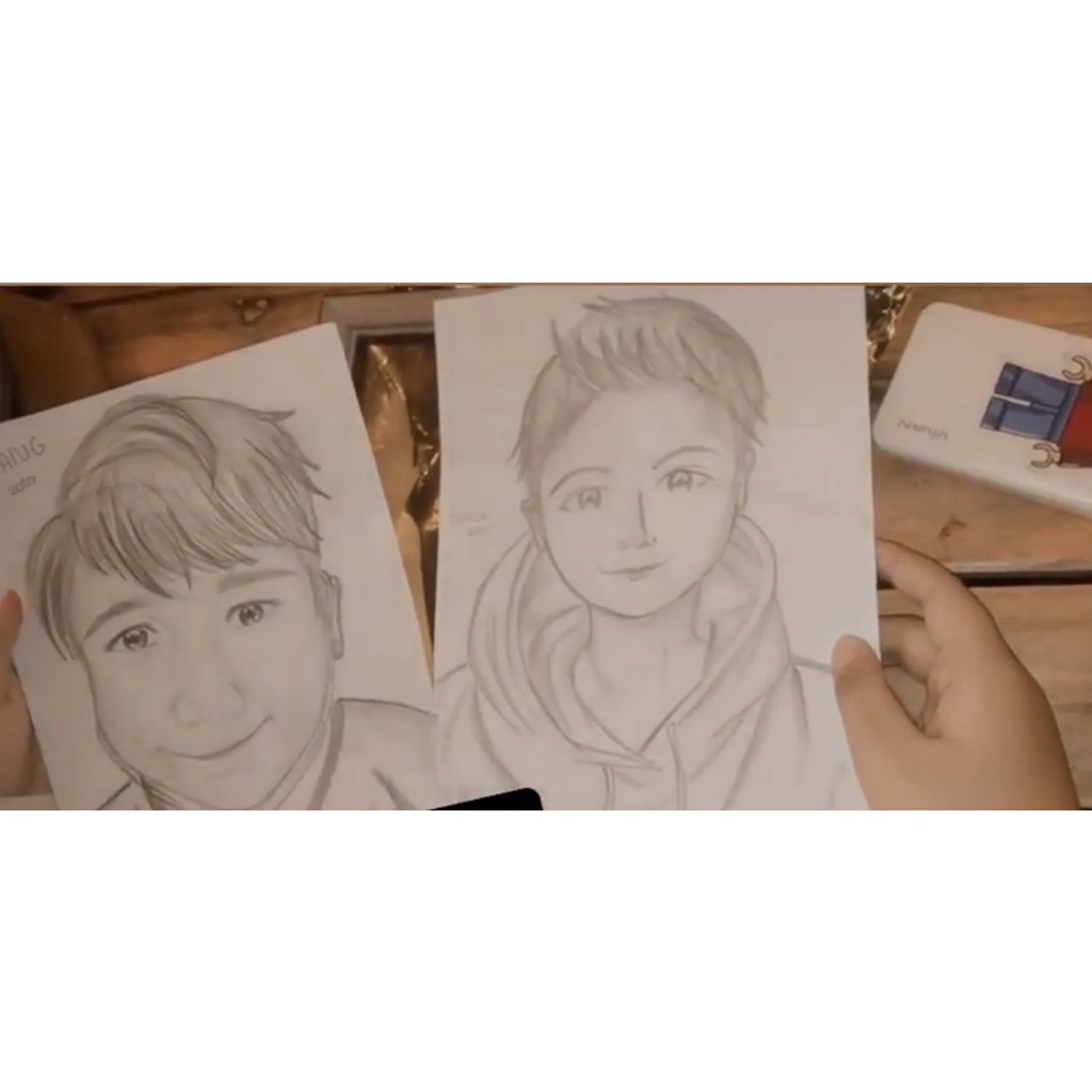 Jual Gambar Sketsa Tangan Manual Anime Chibi | Shopee Indonesia