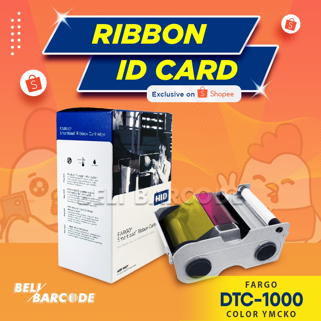 Jual RIBBON ID CARD FARGO DTC1000/DTC1250 PN:045000 COLOR (YMCKO ...