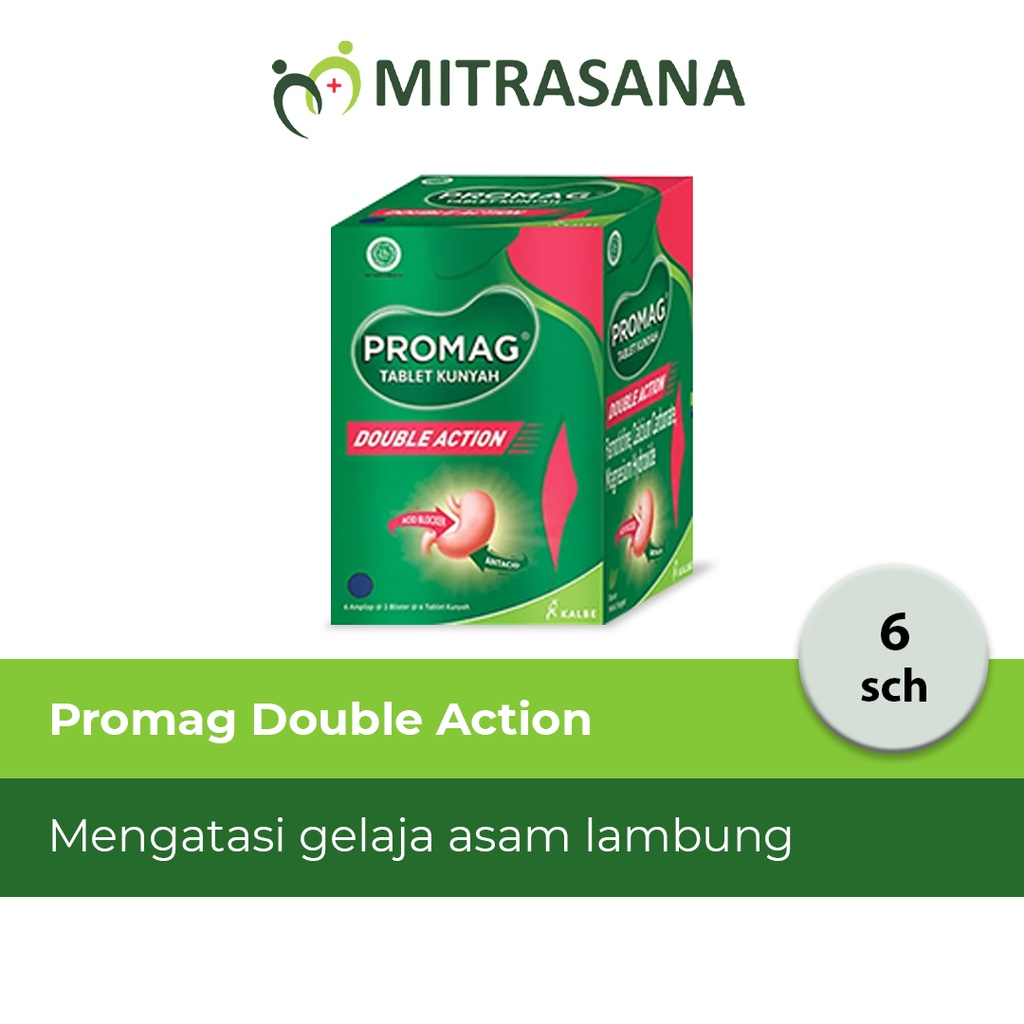 Jual Promag Double Action - 1 Box - Mengatasi Gejala Asam Lambung ...