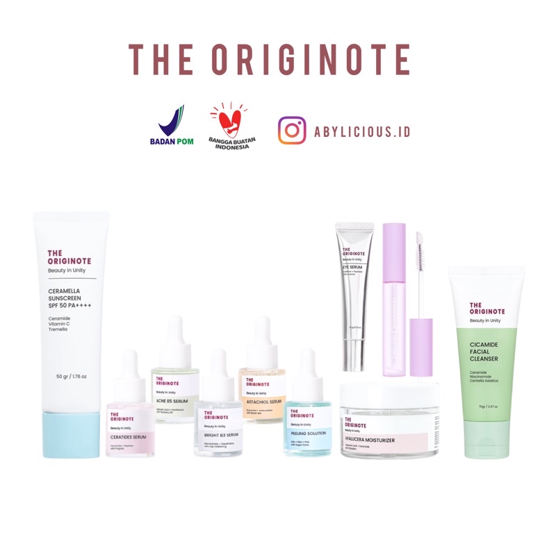 Jual [SALE] THE ORIGINOTE HYALUCERA MOISTURIZER | EYE SERUM | LASH ...