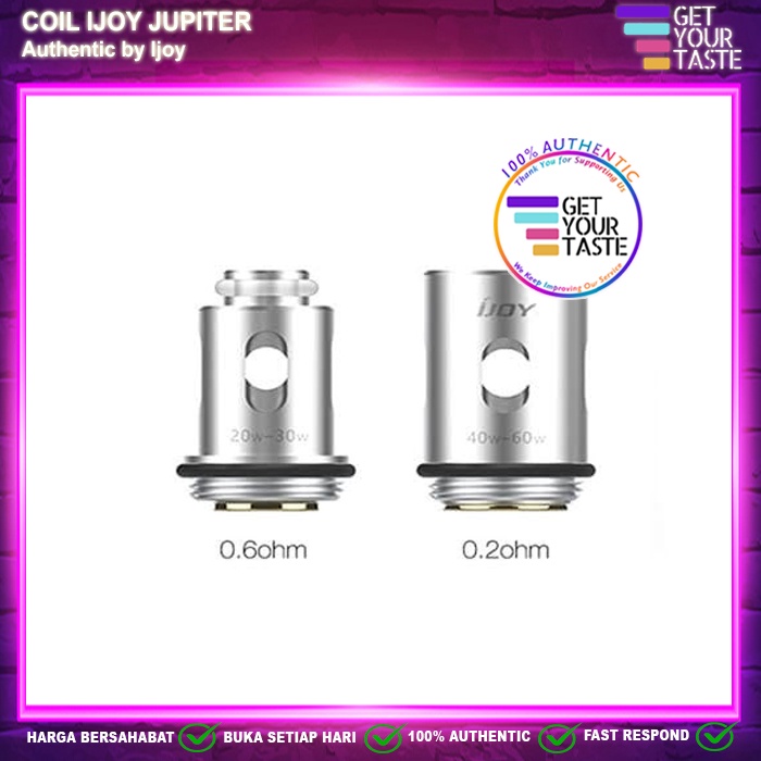 Jual Coil Ijoy Jupiter Replacement Authentic by Ijoy | Shopee Indonesia