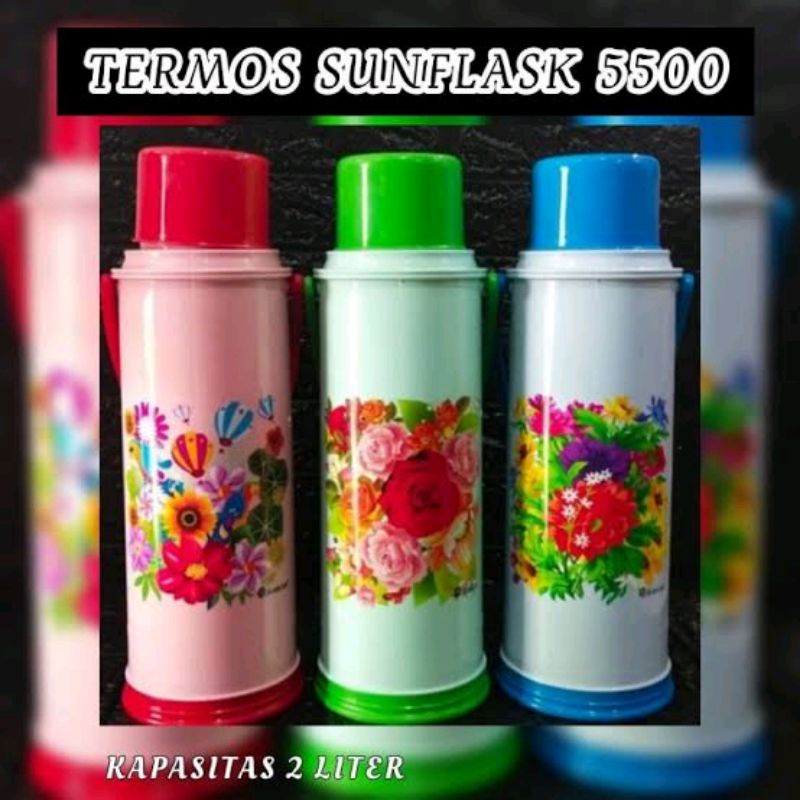Jual TERMOS AIR SUNFLASK TERMOS AIR PANAS 2 LITER | Shopee Indonesia