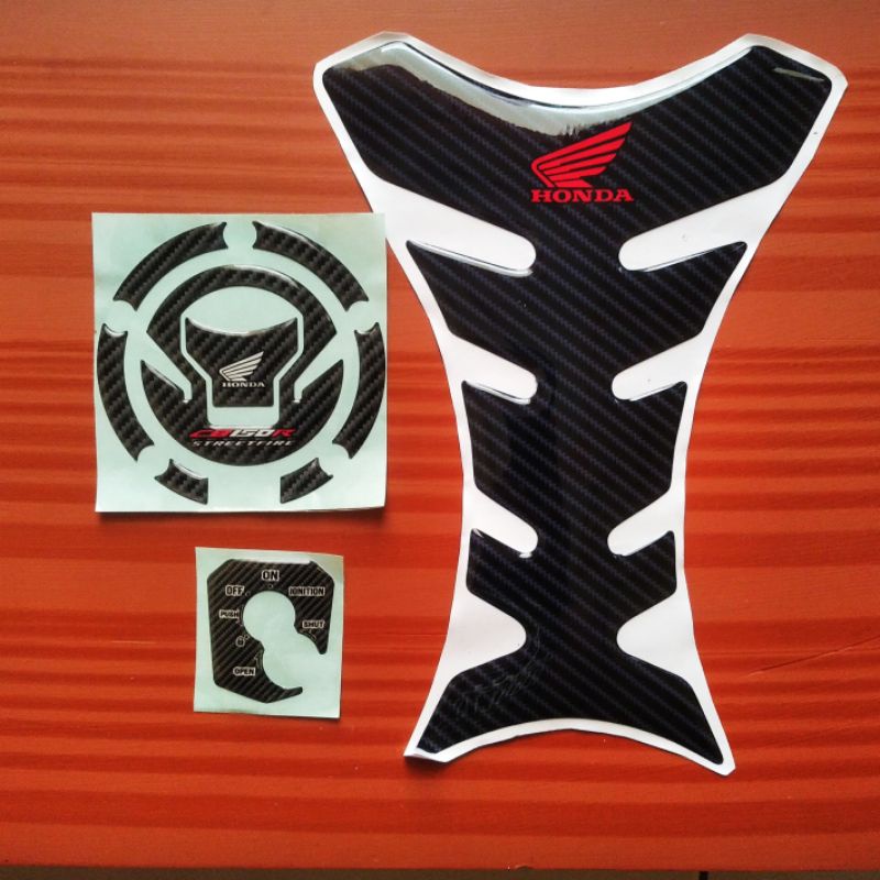 Jual emblem set cb 150 r new tankpad sticker timbul set cb 150 r new ...