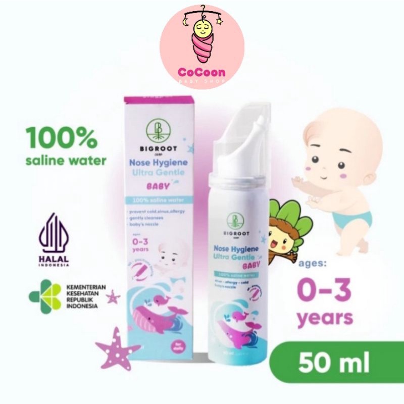 Jual Semprotan Hidung Bayi Bigroot Nose Hygiene Ultra Gentle Baby 50 ml ...