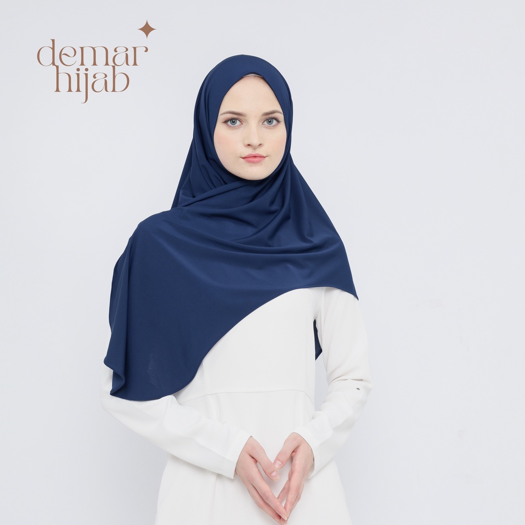 Jual Demar Hijab - Ziba (Pashmina Oval Instan Jersey Super Premium) | Shopee Indonesia