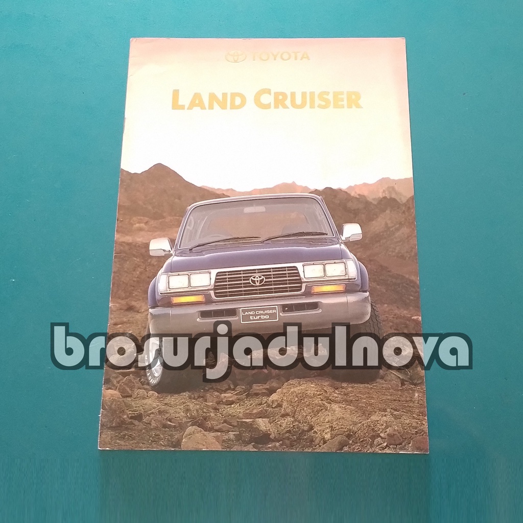 Jual [NEGO] Brosur Jadul Toyota Land Cruiser VX80 Turbo 1995 Vintage ...