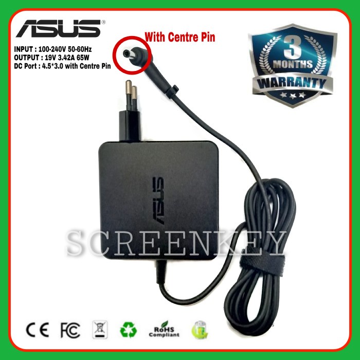 Jual Jualan Adaptor Charger Laptop Asus Pro P2420La P2420L P2420 ...