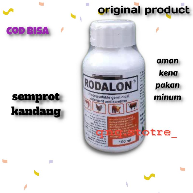 Jual rodalon 100ml desinfektan semprot kandang bau harum | Shopee Indonesia