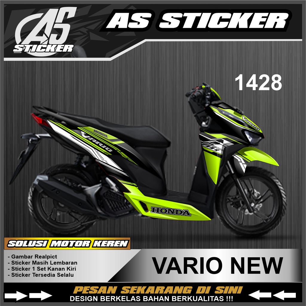 Jual 1428A Dekal Sticker VARIO 125/150 NEW Full Body Stiker Skotlet ...