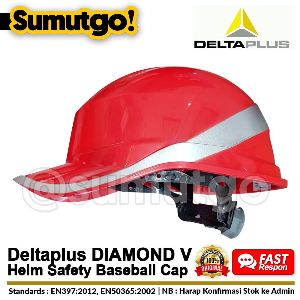 Jual Helm Proyek Deltaplus Venitex Diamond V Red Safety Helmet Delta ...