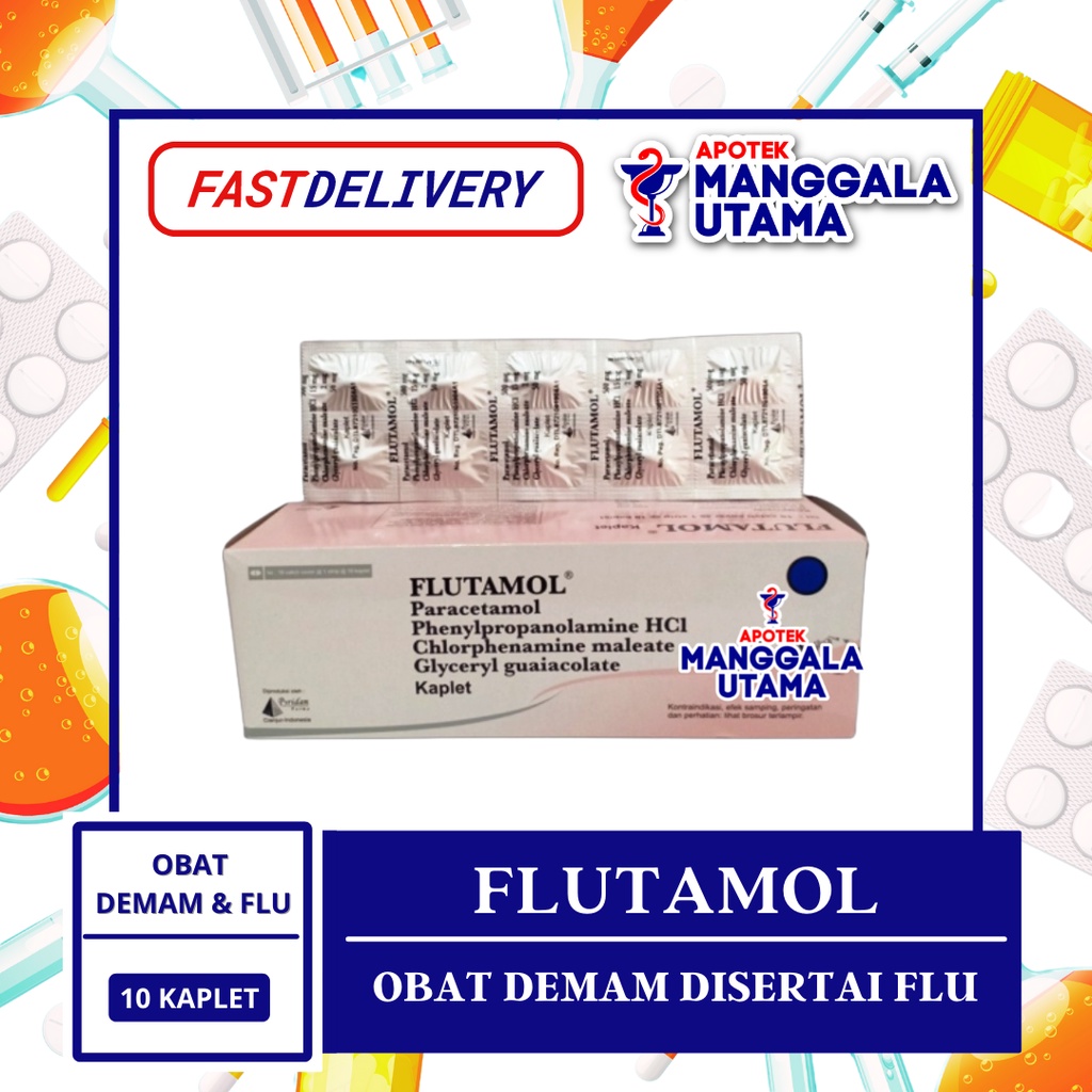 Jual FLUTAMOL PER STRIP ISI 10 TABLET | Shopee Indonesia