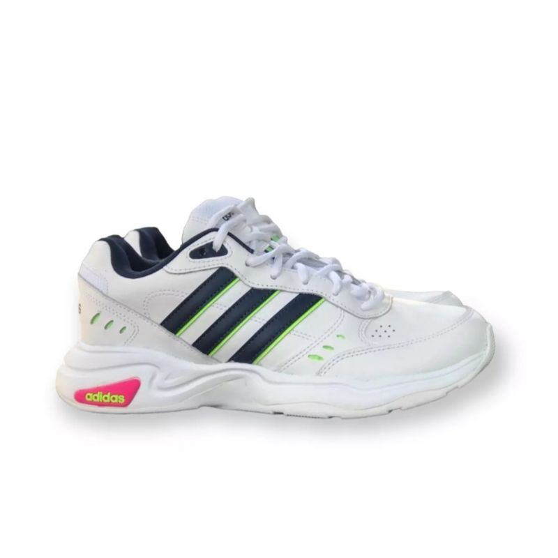 Jual ADIDAS STRUTTER WHITE NAVY GREEN ORIGINAL | Shopee Indonesia