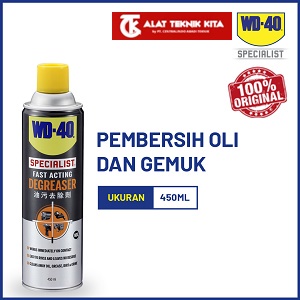 Jual WD40 specialist degreaser 450ml pembersih oli gemuk noda WD 40 450 ml | Shopee Indonesia