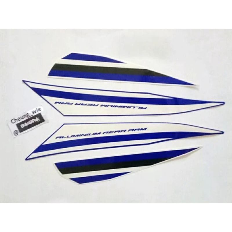 Jual stiker body belakang Biru / Hitam 4pcs Yamaha 2PK YZF- R15 V2 2014 ...