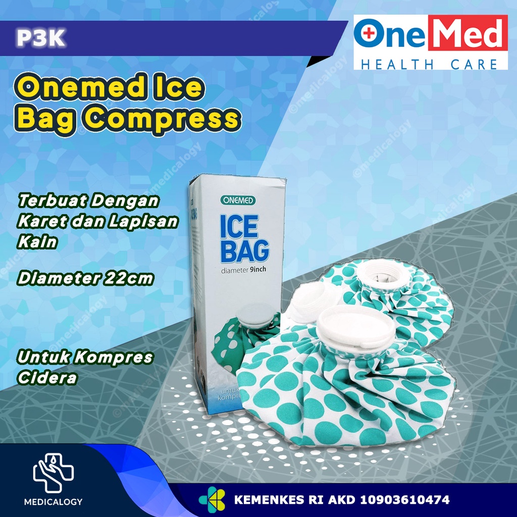 Jual OneMed Ice Bag Compress | Kompres Es Cold Bag 9 inch | Shopee ...