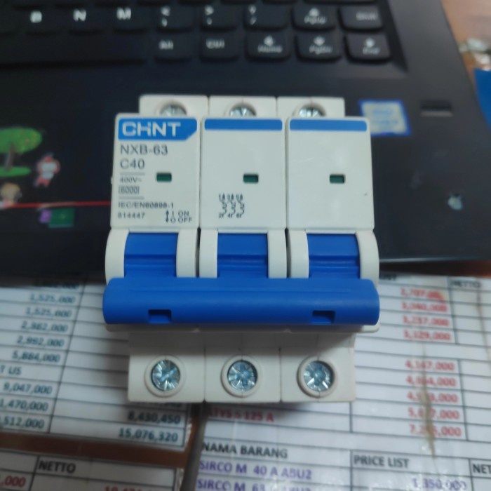 Jual MCB CHINT 3 Phase 6A - 10A - 16A - 20A - 25A - 32A - 40A SNI 6KA - 6 A | Shopee Indonesia