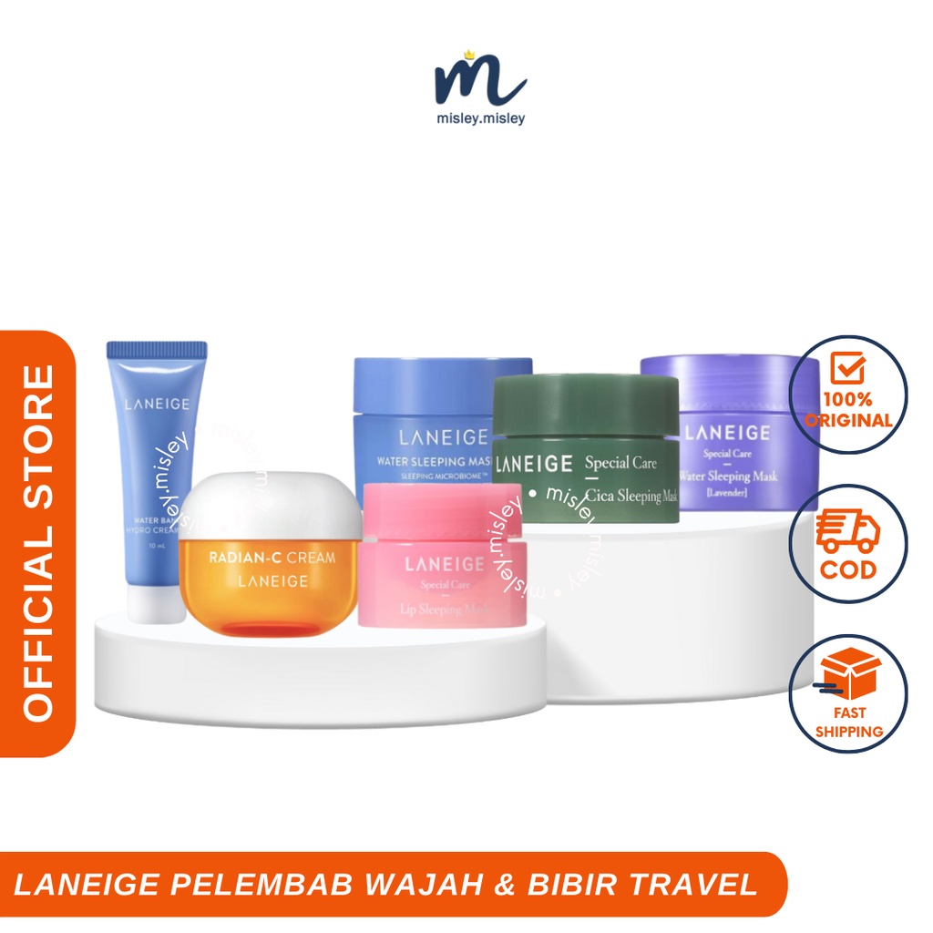 Jual MISLEY - LANEIGE Sleeping Mask Sample Size Original (Lip / Water ...