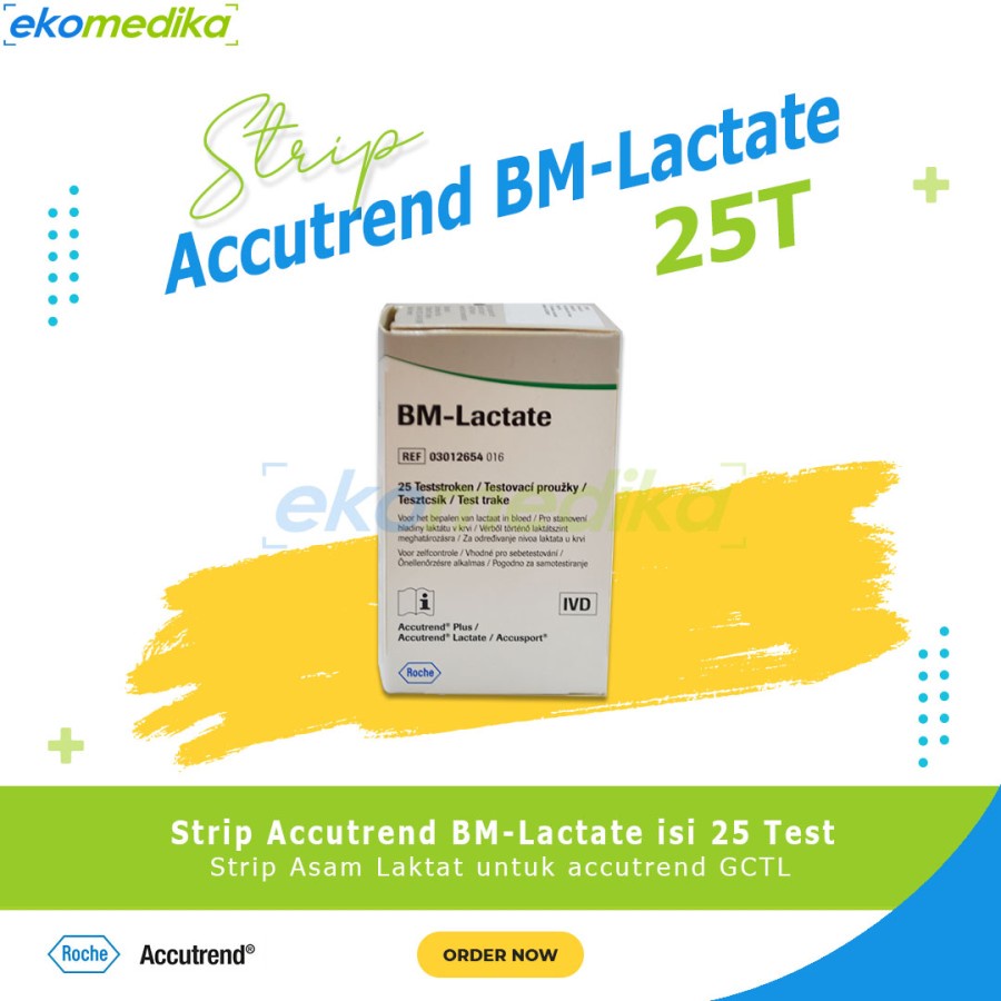Jual Strip Lactate Accutrend Plus Strip Laktat BM Lactat asam laktat ...