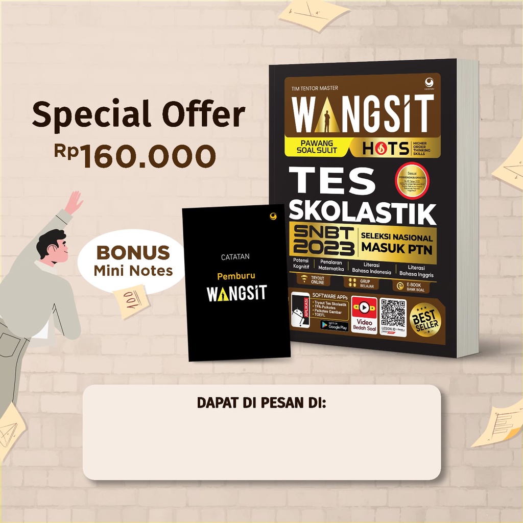 Jual WANGSIT TES SKOLASTIK SNBT 2023 | Shopee Indonesia