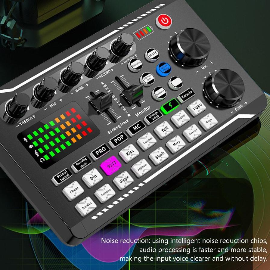 Jual Discount Today Soundcard V8 / Sound Card V8s V8 / Bluetooth Audio Usb External Live Mixer ...