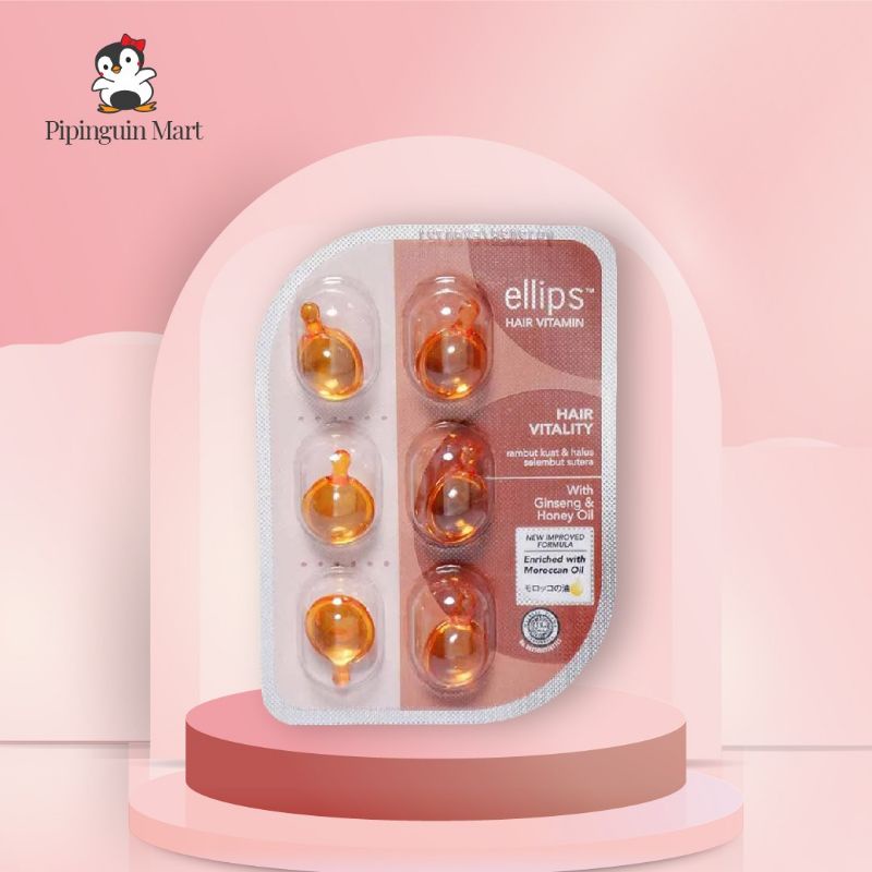 Jual Elips Hair Vitamin / Vitamin Rambut Sachet Original Isi 6 Biji ...