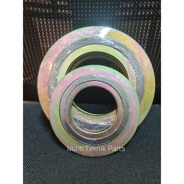 Jual SWG Spiral Wound Gasket Carbon Steel Ansi 300 1/2" inch DN15 ...