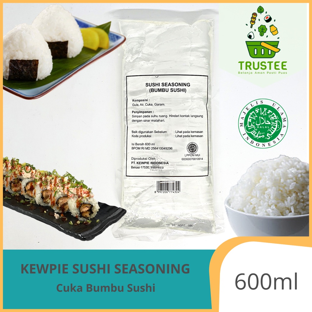 Jual Kewpie Sushi Seasoning / Sushi Vinegar / Cuka Sushi HALAL 600ml ...