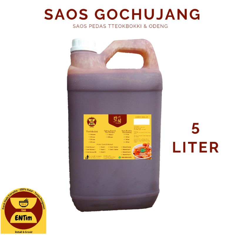 Jual Saos Bumbu Gochujang 5 Liter Toppoki Odeng | Shopee Indonesia