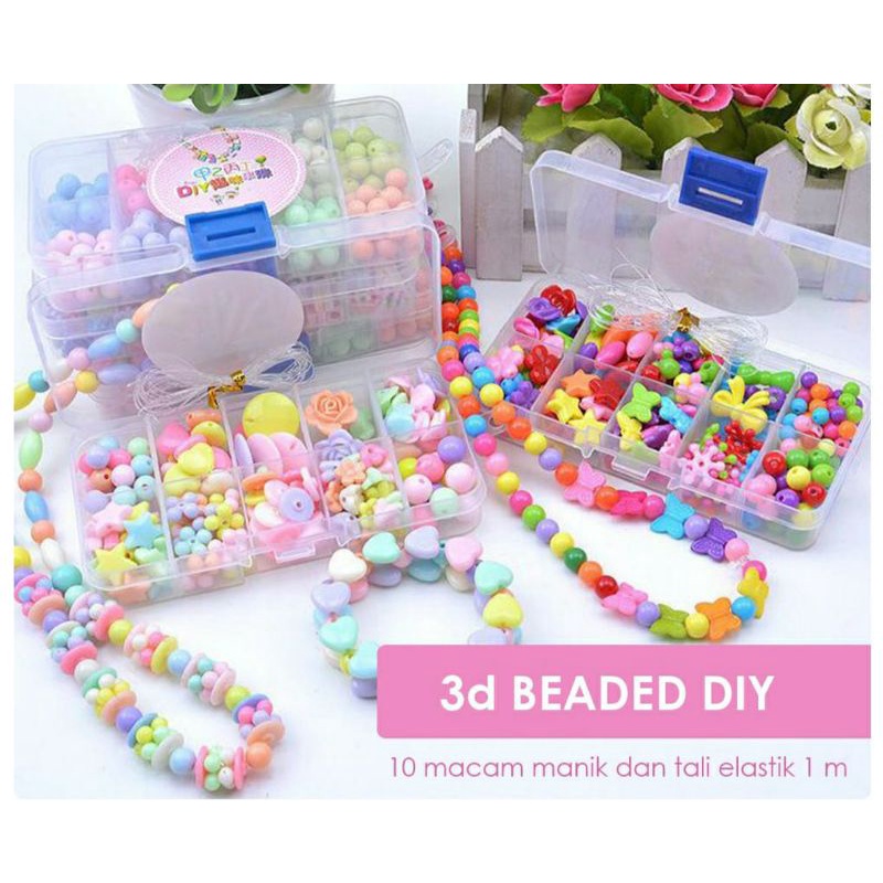 Jual BEADED DIY/ Kotak Manik Meronce/ meronce manik free box sekat ...