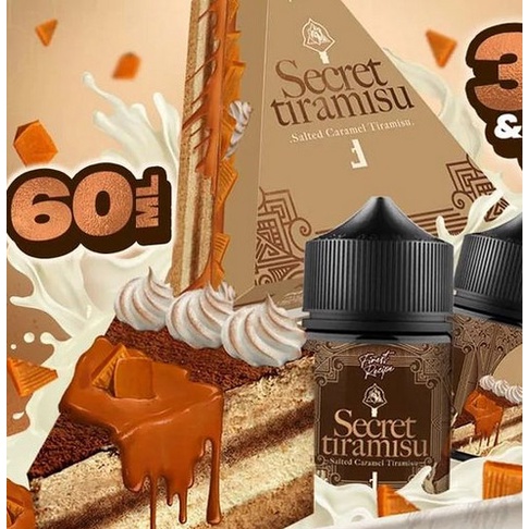 Jual Secret V3 Salted Caramel Tiramisu 60ML by Trilogy x Jvape | Shopee ...