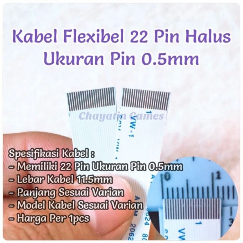 Jual Kabel Flexibel 22 Pin Halus Panjang dan Model Varian - Ukuran Pin ...