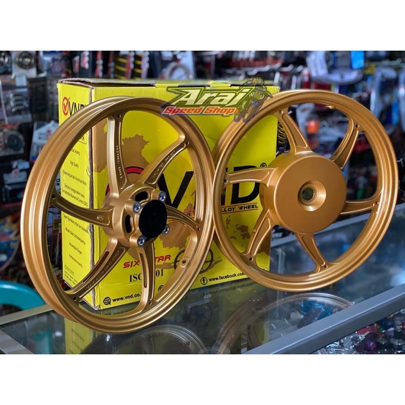 Jual Velg VND Six Star Vario125/150 Gold | Shopee Indonesia