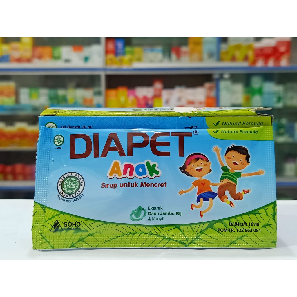 Jual Diapet Anak 𝟏 𝐒𝐀𝐂𝐇𝐄𝐓 - Obat Diare Anak | Shopee Indonesia