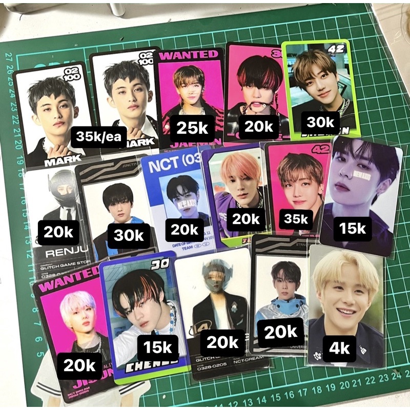 Jual mark tc trading card b ver konsep concept jaemin lenti glitch ...